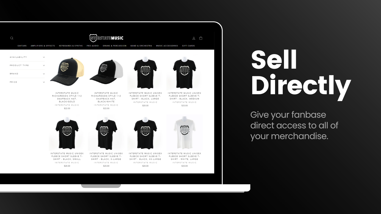 Merchandise Design & Management | Interstate Music Productions